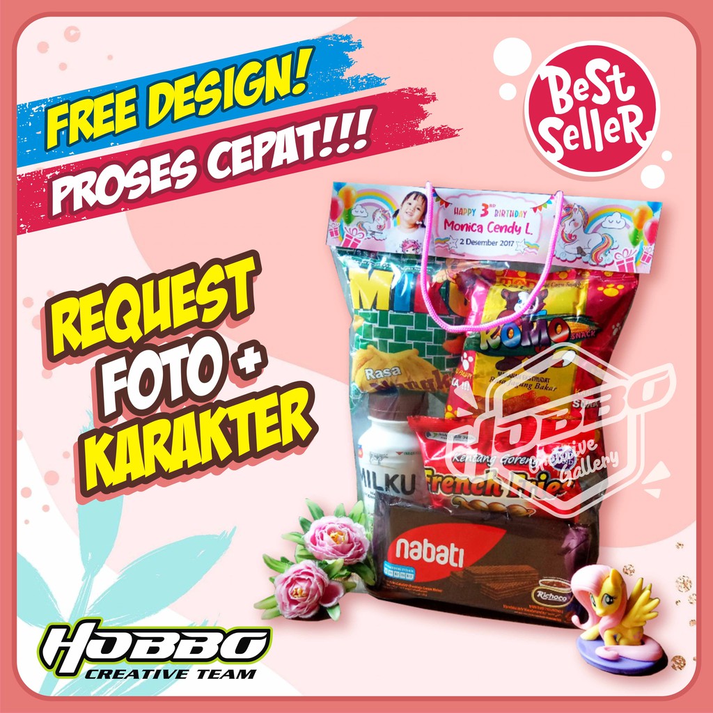 Jual PLASTIK TEBAL Label Ultah Snack Ulang Tahun - Label Ultah Plastik ...