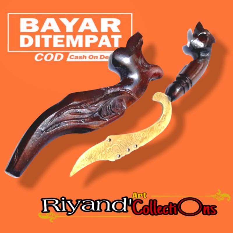 Jual Koleksi Kujang Rajah kuningan kaligrafhi ( Hobby & koleksi ...