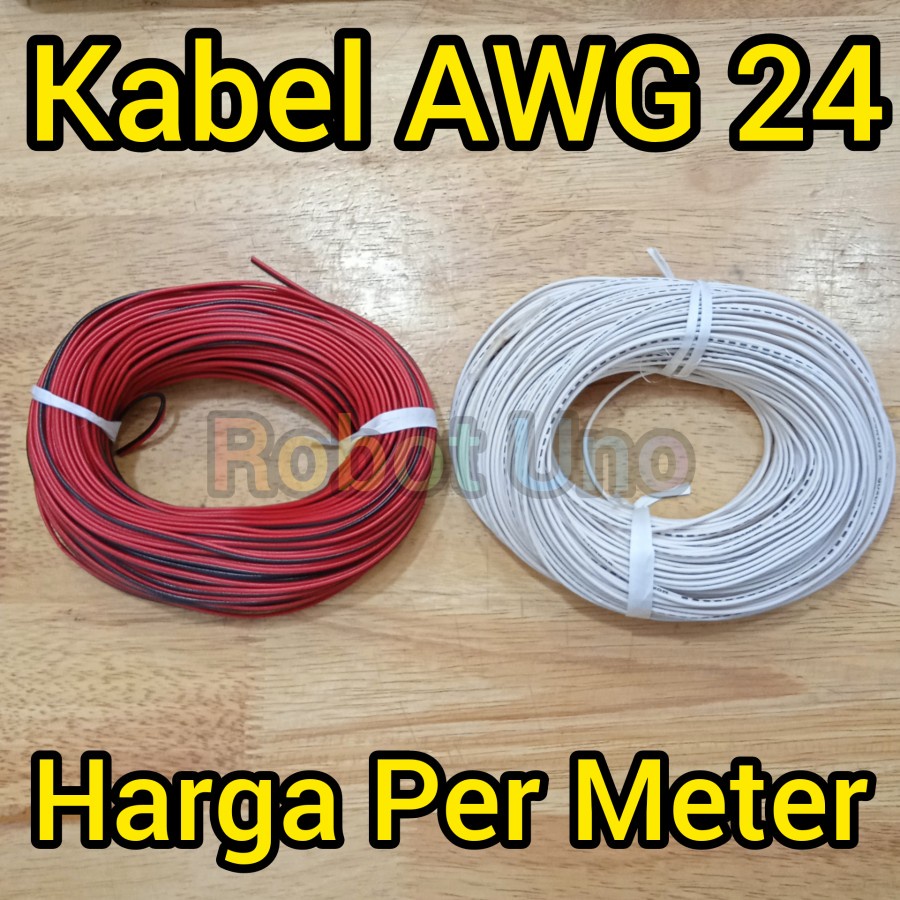 Jual Kabel Serabut AWG 24 Double 2x0.5mm Kabel AWG24 Serabut Per Meter | Shopee Indonesia
