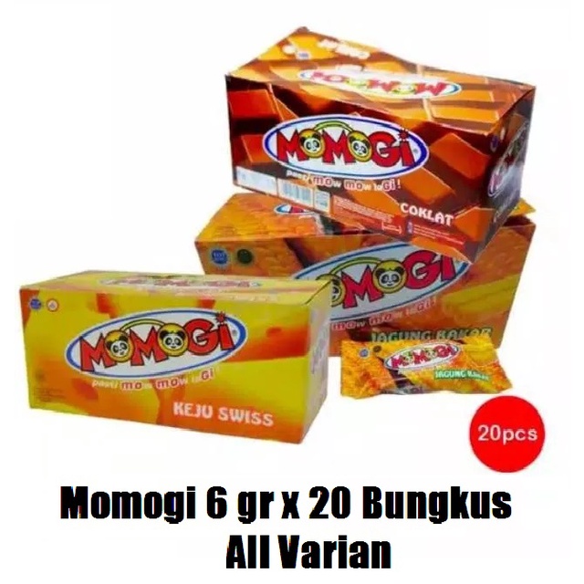 Jual Momogi Box 20 Bungkus x 6 gr All Varian | Shopee Indonesia