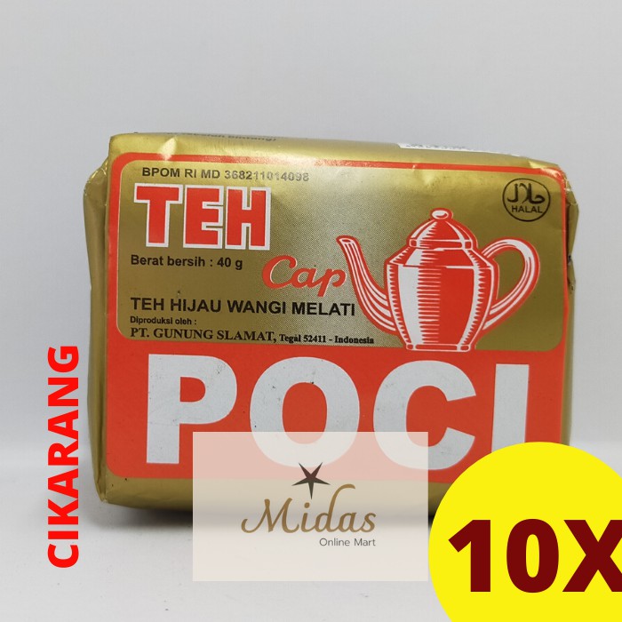 Jual Teh Poci Gold 10 Pcs X 40 gram | Shopee Indonesia