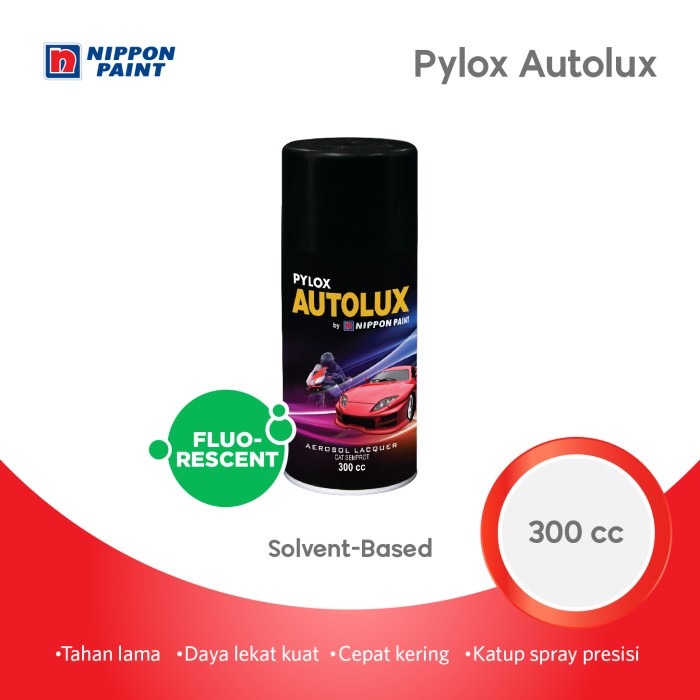 Jual Nippon Paint - Pylox Autolux -300cc- Cat Semprot/Spray Flourescent ...
