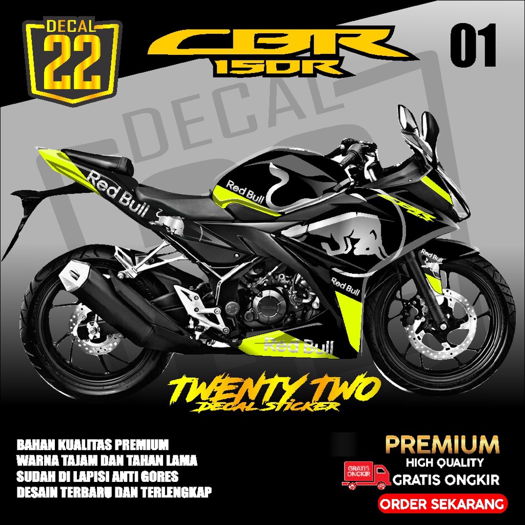 Jual Decal Sticker Striping CBR 150 Facelift Fullbody - Dekal Stiker ...