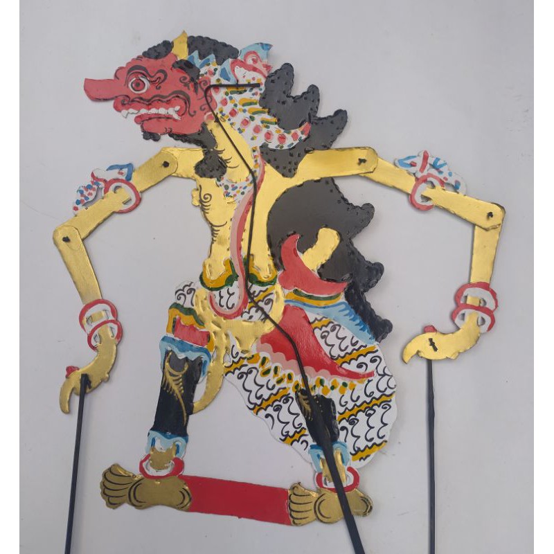 Jual kerajinan tangan wayang kulit kertas mainan RAJAMALA 60 cm ...