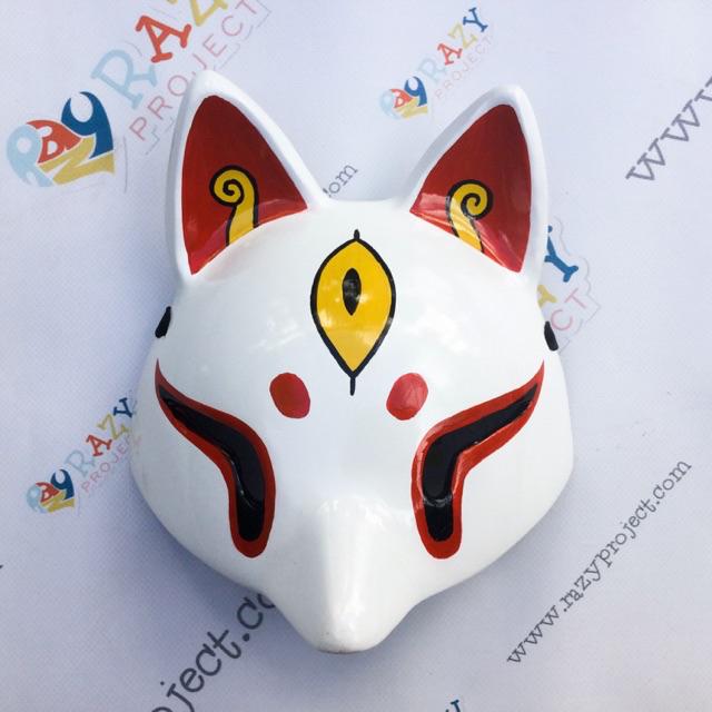 Jual Fre Fire Oni Kitsune Sakura Skin Game Mask Topeng Kayu Cosplay ...