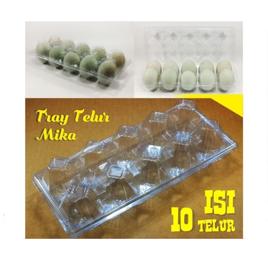 Jual Murah Tray Telur Egg Tray Mika Telur Isi 10 Butir | Shopee Indonesia