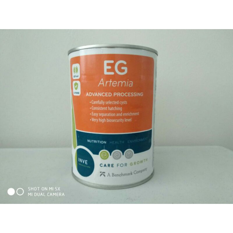 Jual Artemia Inve EG Sep-Art Defense 425 gram (Cangkang Menempel Magnet ...