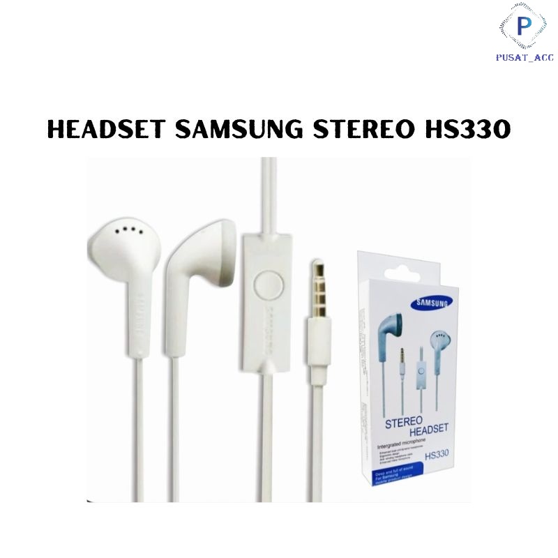 Jual Handsfree / Headset Stereo HP Samsung HS330 | Shopee Indonesia