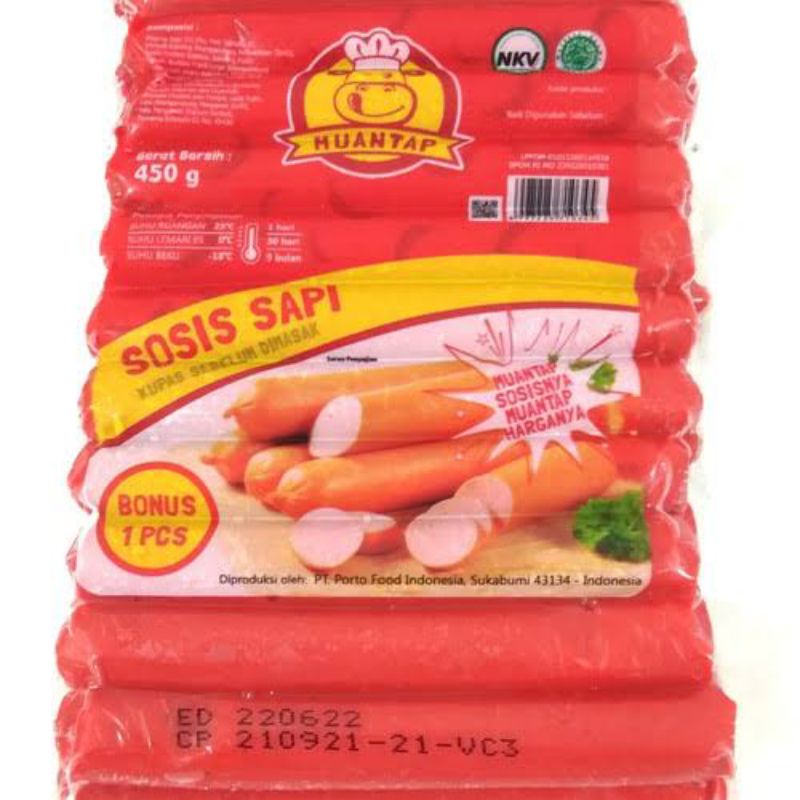 Jual Sosis Sapi Muantap 450g | Shopee Indonesia