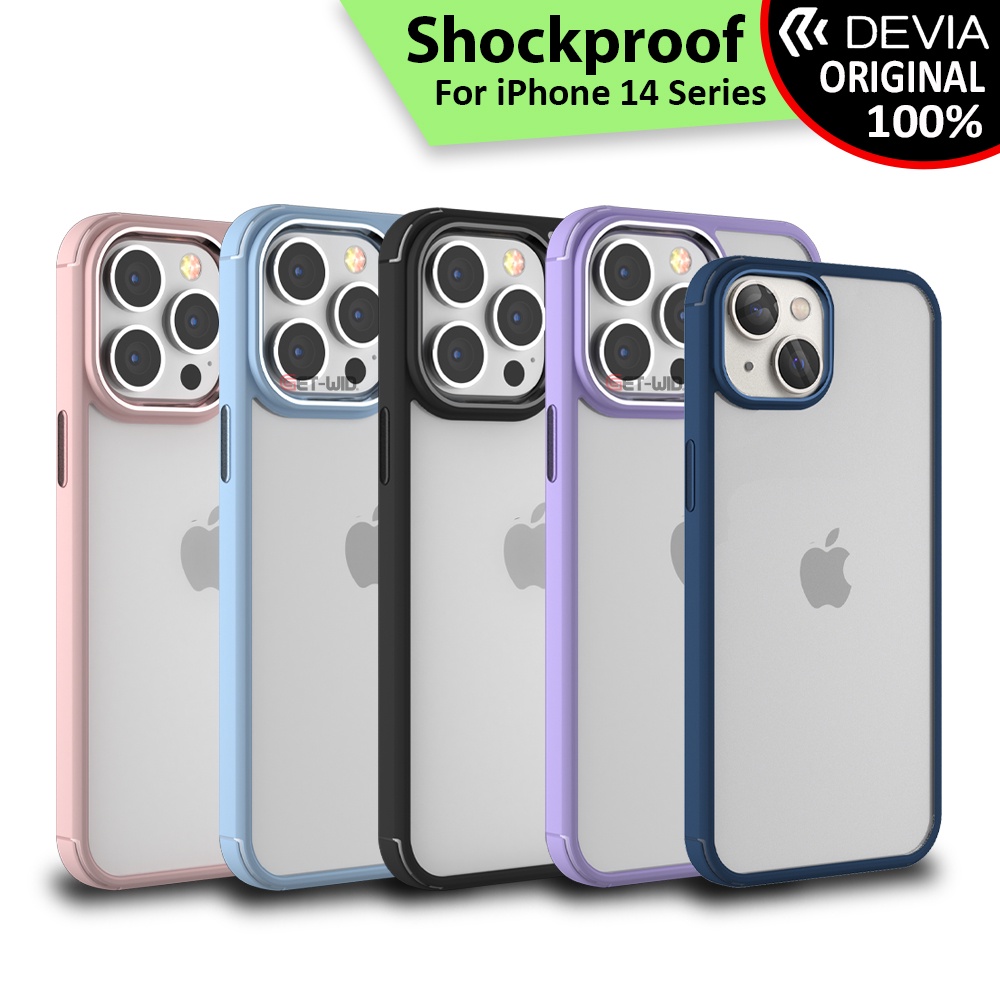 Jual Case iPhone 14 Pro Max Plus Devia Crystal Series Shockproof Casing ...