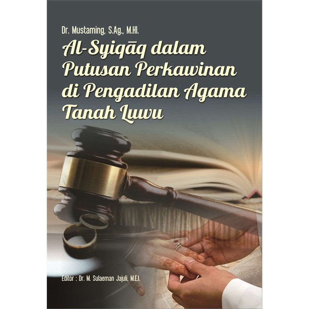 Jual Buku Umum Al-Syiqaq dalam Putusan Perkawinan di Pengadilan Agama ...