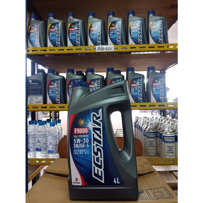 Jual Ecstar Genuine Oil Suzuki 5W-30 SN 4 Liter | Shopee Indonesia