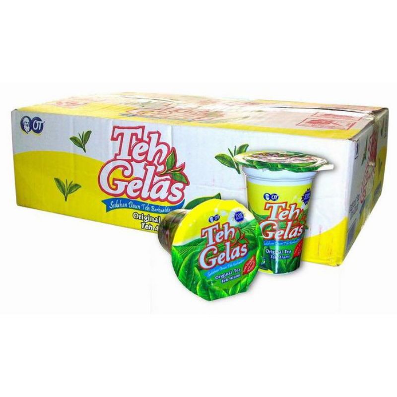 Jual Teh Gelas Cup Original Tea 170 Ml ( 1 Dus @ 48 Pcs ) | Shopee ...