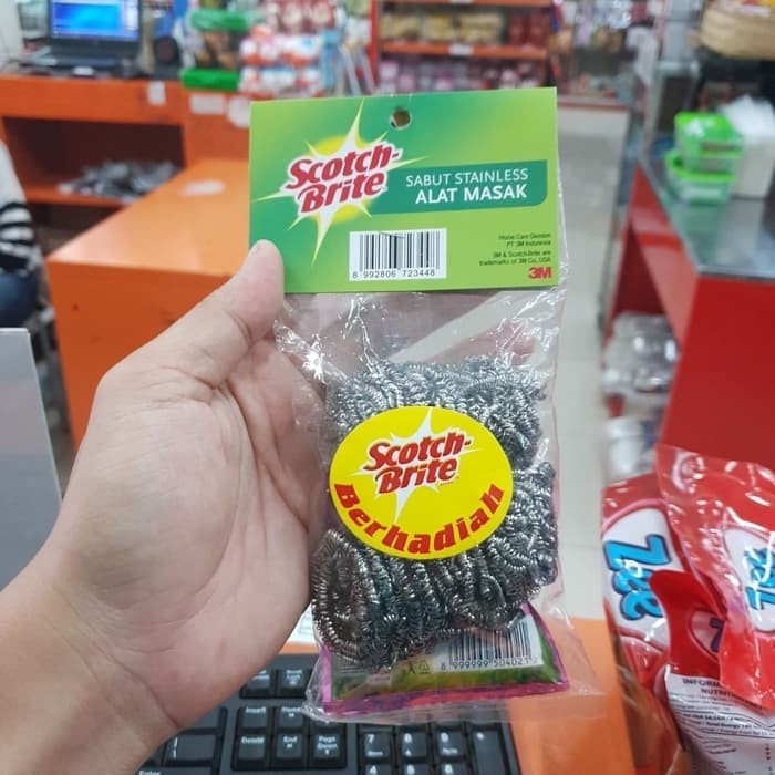 Jual ISI 2S SCOTCH BRITE SABUT STAINLESS ALAT MASAK / ID-SSP 723448 ...
