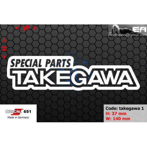 Jual ea cutting sticker / decal Code: takegawa 1 ( sponsor logo ) | Shopee Indonesia