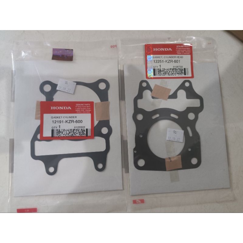 Jual Gasket paking perpak Cylinder Head Pak kop blok Vario 125 fi esp pcx 125 12251kzr601 12251 ...