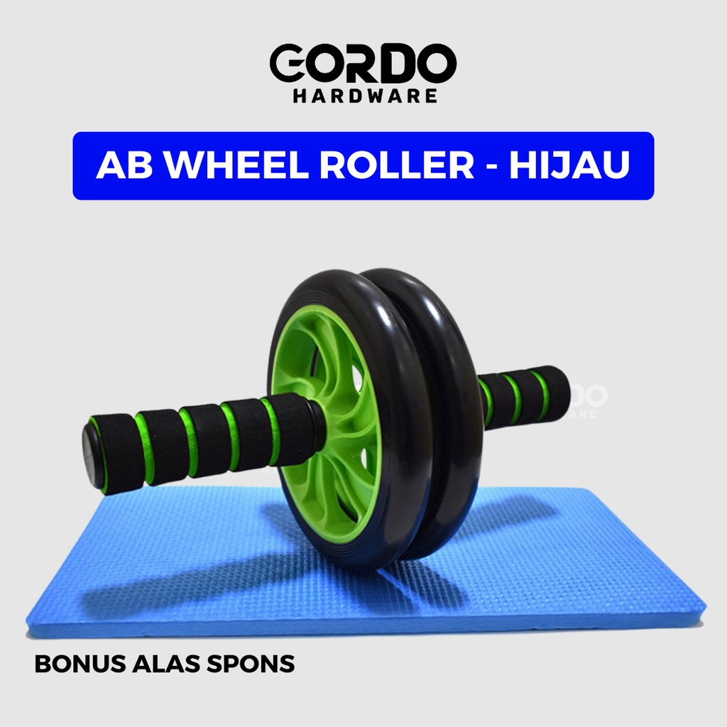 Jual AB Wheel Ab Roller Alat Push Up Roda Fitness / Roller Exercise ...