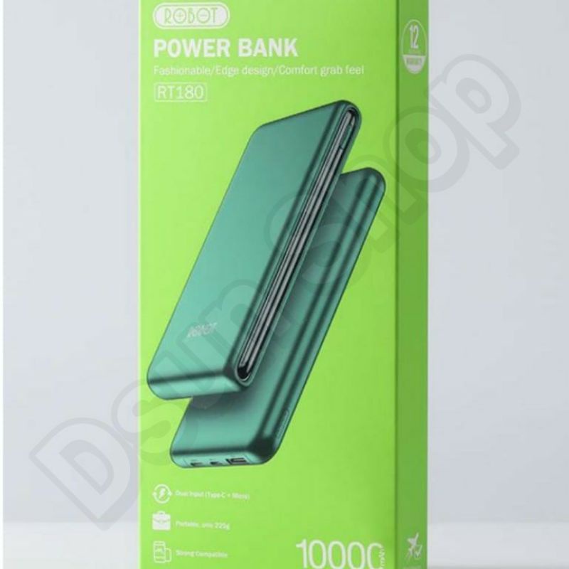 Jual Power Bank ROBOT RT180 / RT12 10000mAh | Shopee Indonesia
