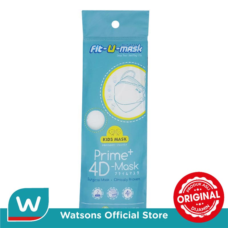 Jual Fit-U Mask 4d Kids 2's | Shopee Indonesia