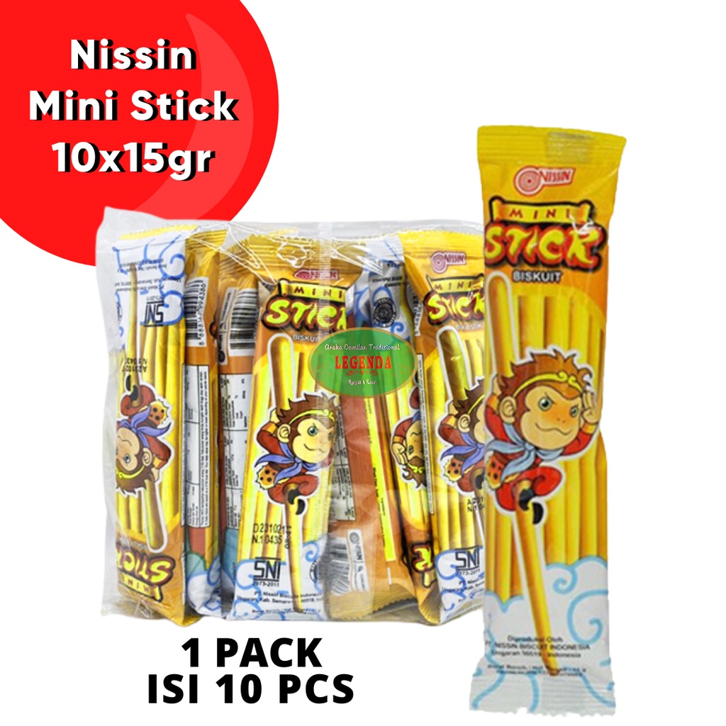 Jual Nissin Mini Stick isi 10pcs x 15gr | Shopee Indonesia