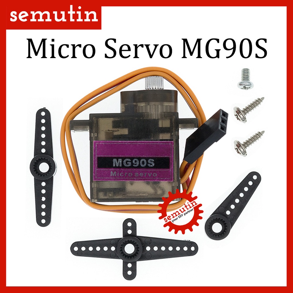 Jual Micro Servo MG90S / Metal Gear MG90 MG-90 MG-90S / RC Pesawat ...