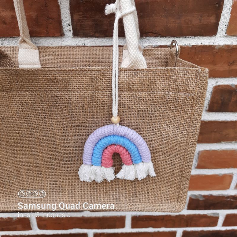Jual Rainbow Hanging Macram for Bag Accessories | Gantungan Tas Gantungan Kunci Keychain ...