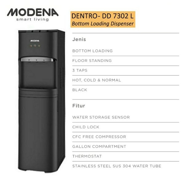 Jual DISPENSER MODENA DD7302L GALON BAWAH | Shopee Indonesia