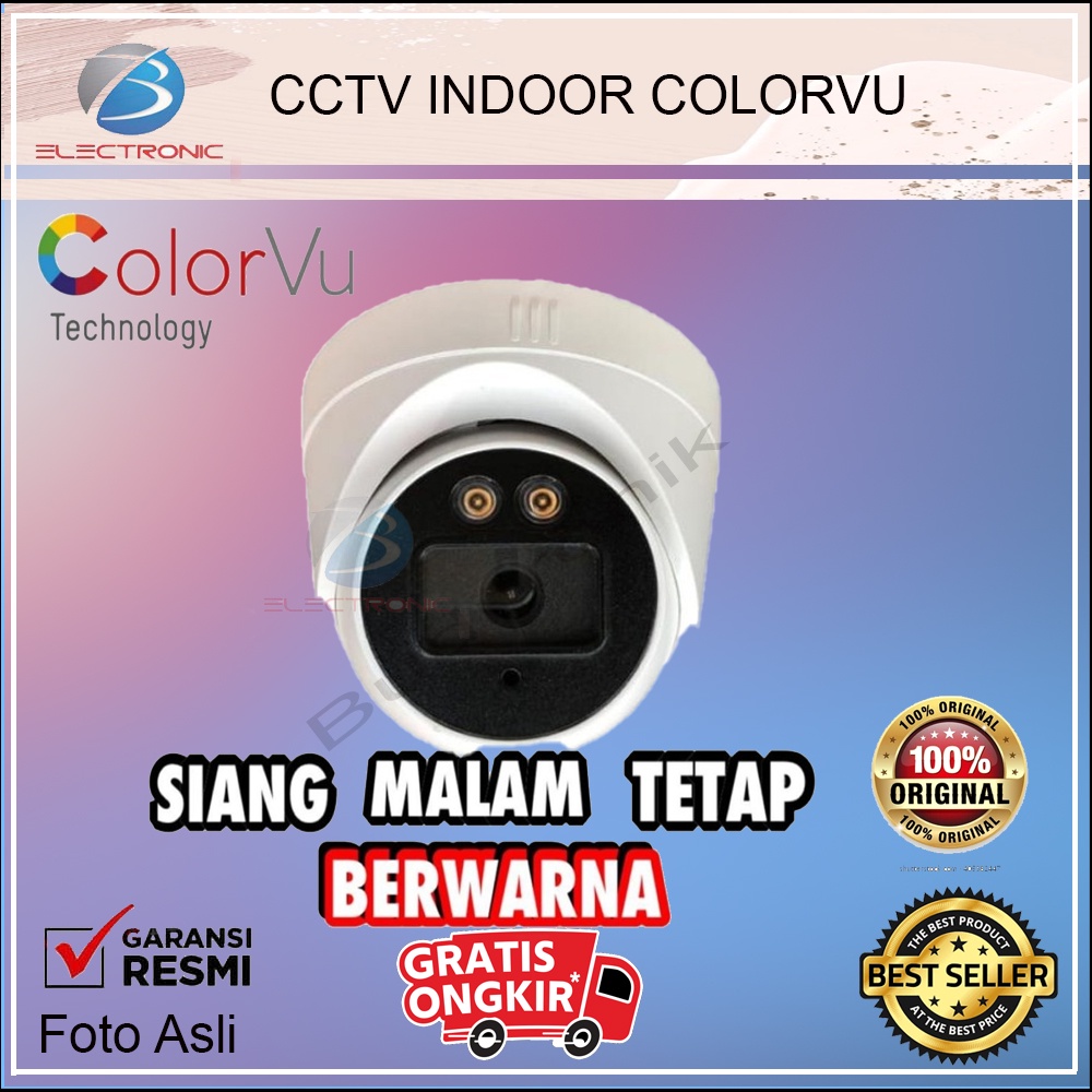 Jual CAMERA CCTV INDOOR COLORVU FULL COLOR 5MP 1080P TURBO HD KAMERA ...