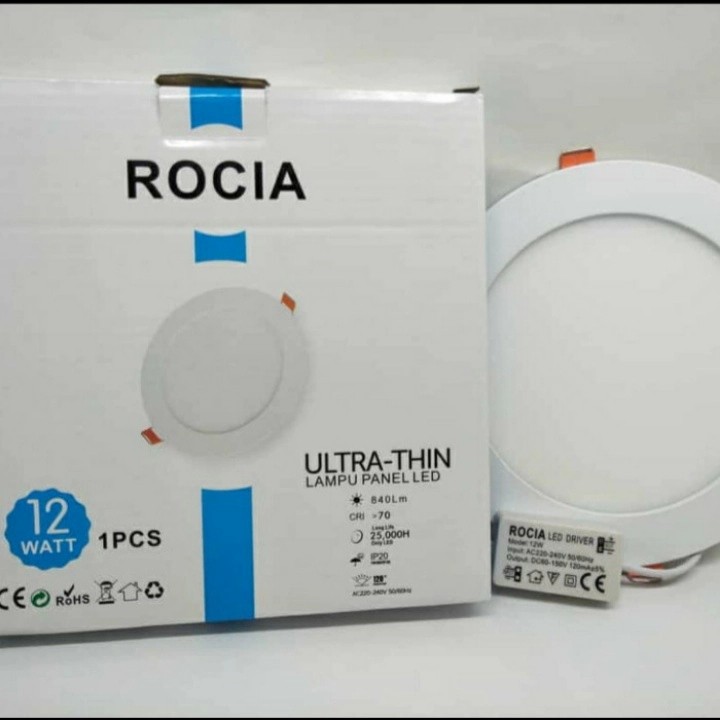 Jual Downlight LED Panel 18W ROCIA Bulat / LED Panel 18 Watt ROCIA ...