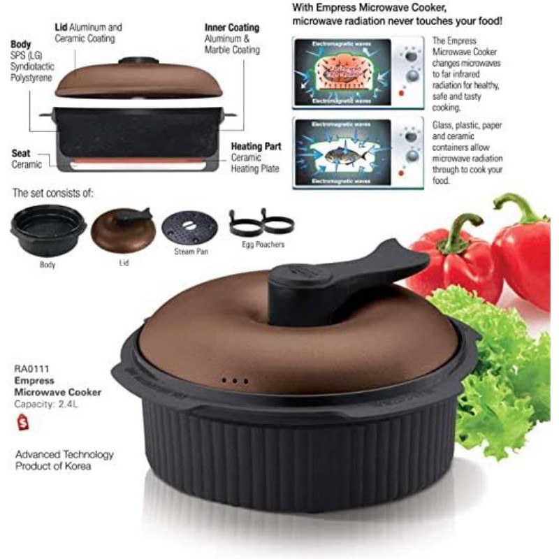 Jual Disc. 70% Empress Microwave Cooker (For Microwave Only) | Shopee ...