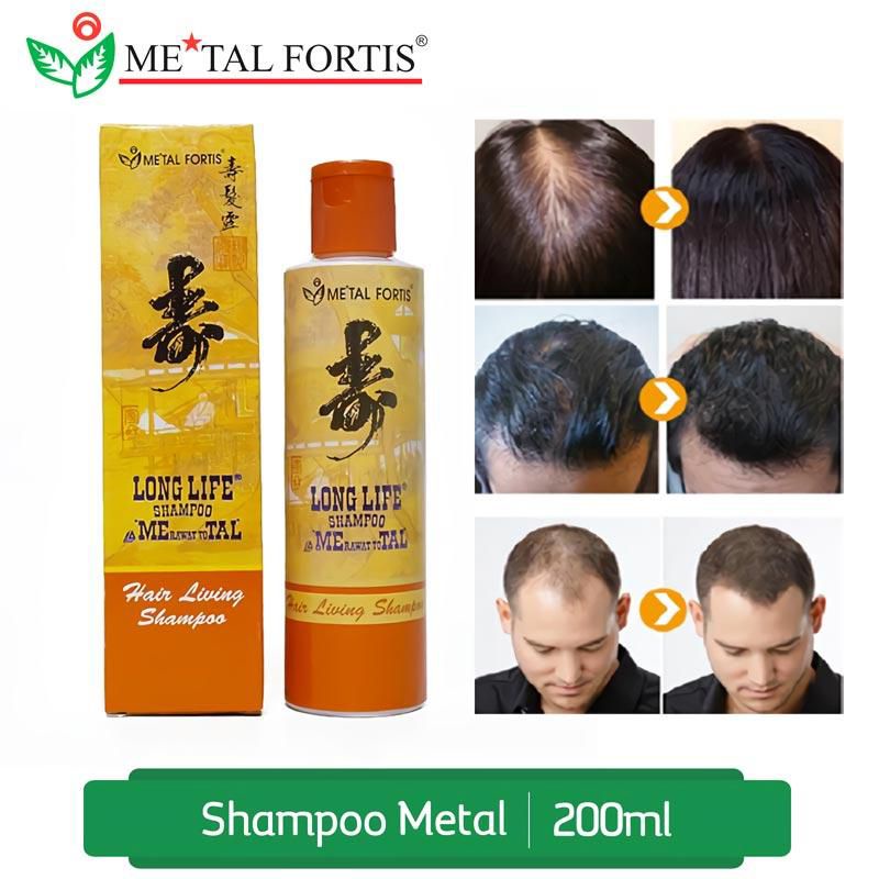 Jual METAL FORTIS Shampo Metal 200 ML Hair Nourishing Shampoo Pembersih ...