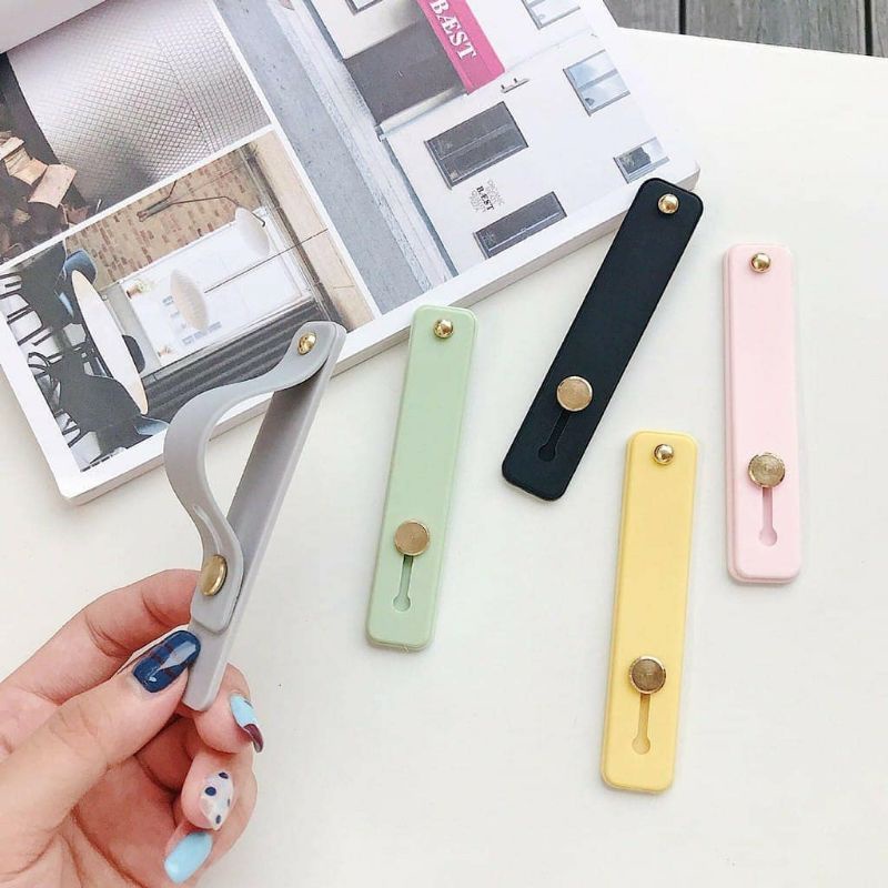 Jual Finger strap Ring stand standing hp hanger holder mobile phone ...