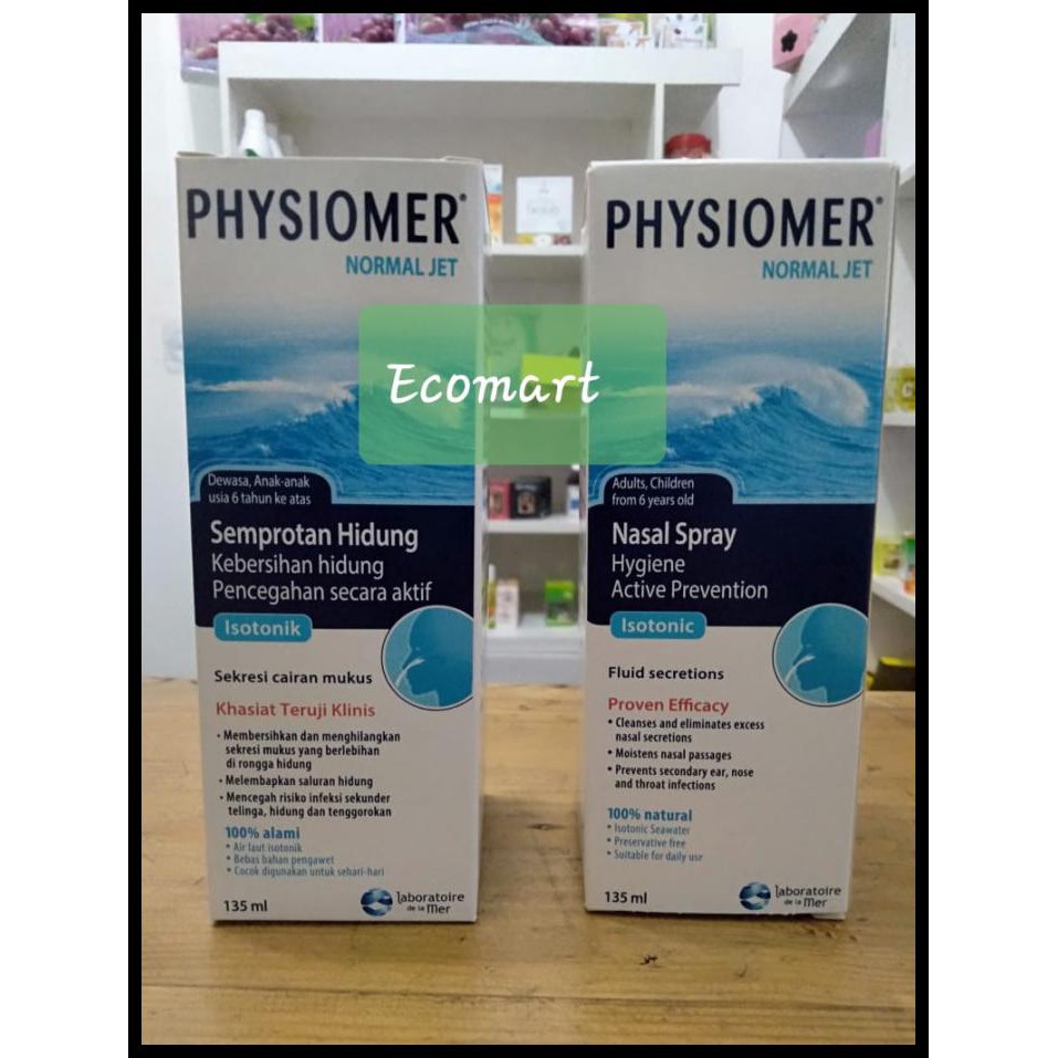 Jual Physiomer Normal Jet Nasal Hygiene 135 Ml Dulu Respimer Normal Jet ...