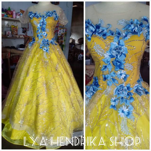 Jual Gaun kuning Candy crush 3D | Shopee Indonesia