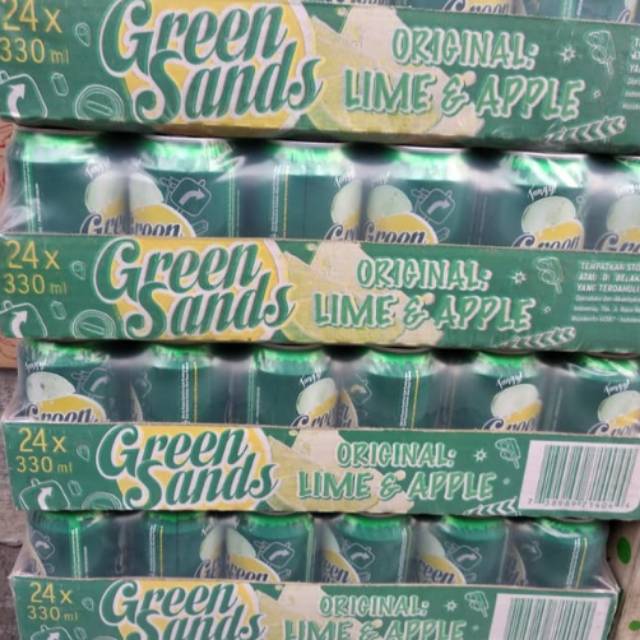 Jual Green sands 330ml 1 dus isi 24 kaleng / green sands original 330ml ...