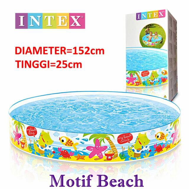 Jual Intex Kolam Renang Anak Motif Ukuran 152cm x 25cm Kolam Anak - Mandi Bola Anak - Kolam ...