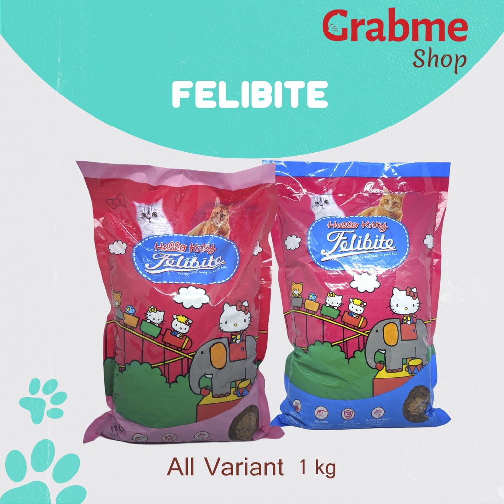Jual Makanan kucing kering premium FELIBITE All Varian 1kg | Shopee ...