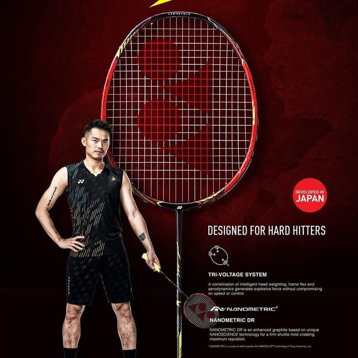 Jual Raket Yonex Voltric Lin Dan Force 2019 Crystal Red Badminton ...