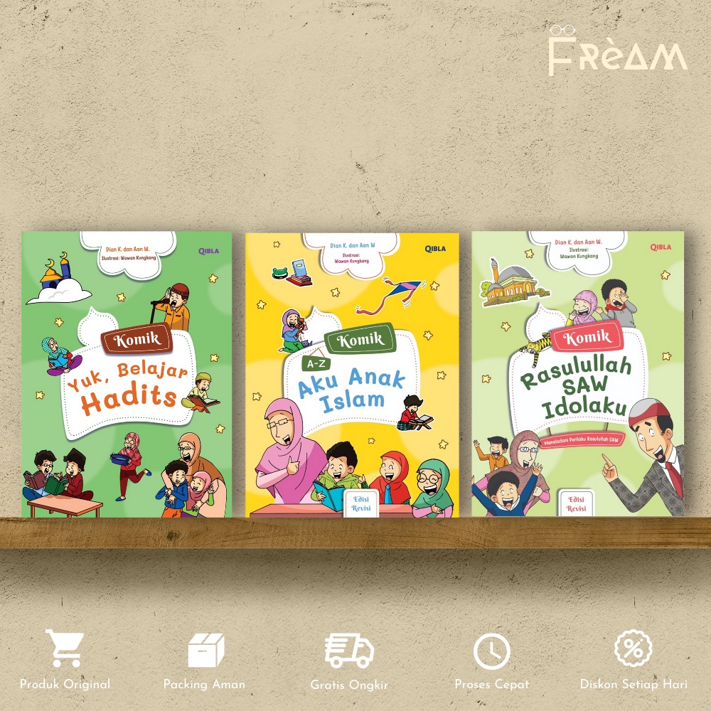 Jual Buku Anak Muslim Yuk, Belajar Hadits | Komik A-Z Aku Anak Islam ...