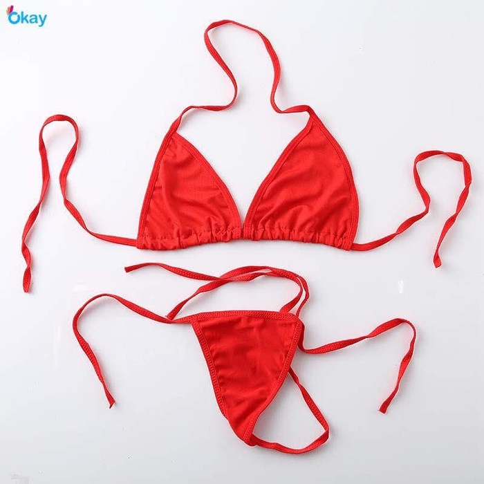 Jual Lingerie Kesha Sexy Lingerie Bikini Bra Set G String Brazillian