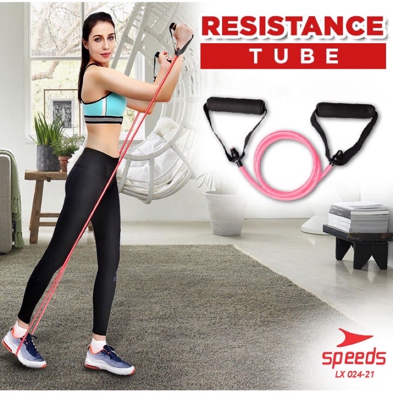 Jual SPEEDS Resistance Tube Long Elastic Resistance Band Alat Olahraga ...