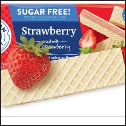 Jual VOORTMAN BAKERY SUGAR FREE WAFERS STRAWBERY 225GR WAFER BEBAS GULA ...