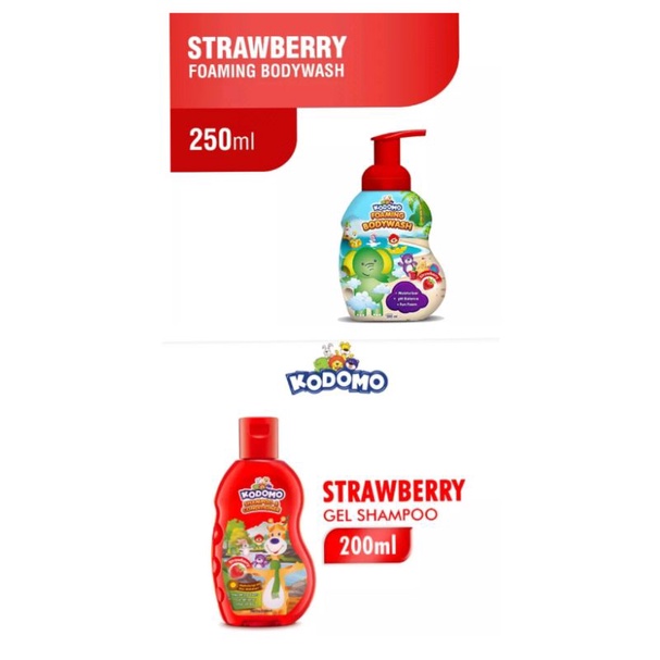 Jual Sabun kodomo 250ml,sabun gel 200ml,shampo gel strawbery 200ml ...