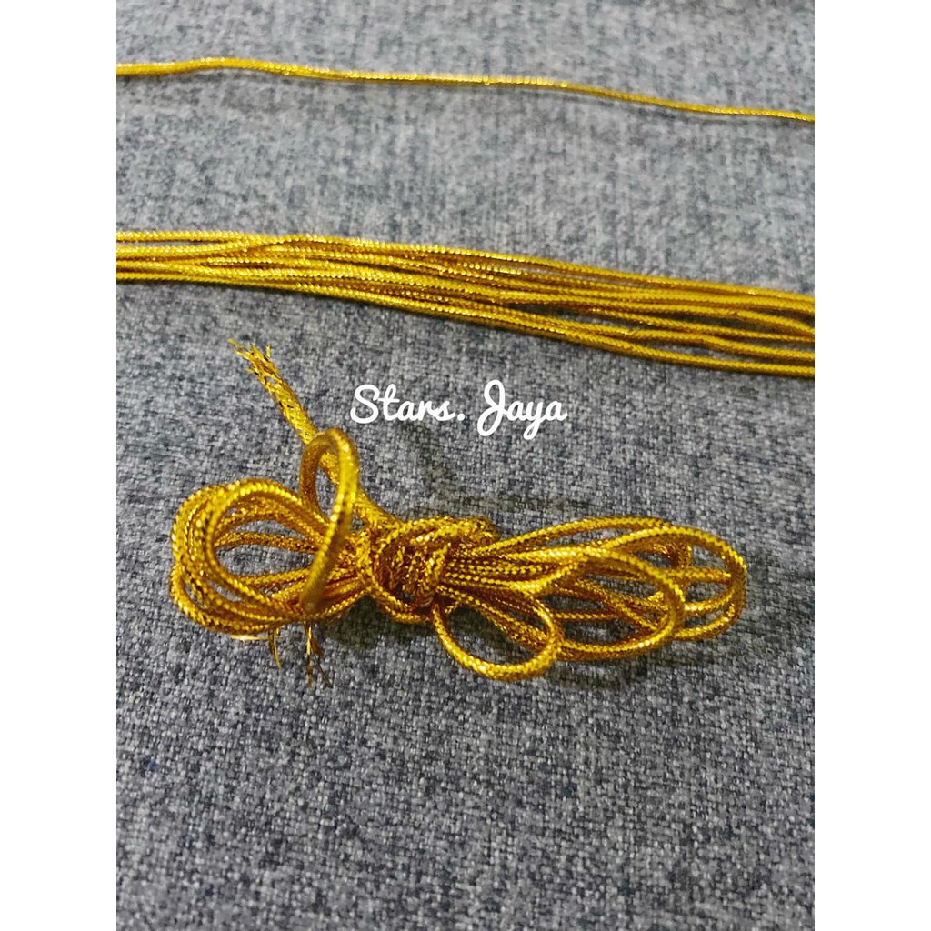 Jual Tali Emas Souvenir Gulungan / Tali Mas / Tali Souvenir | Shopee ...