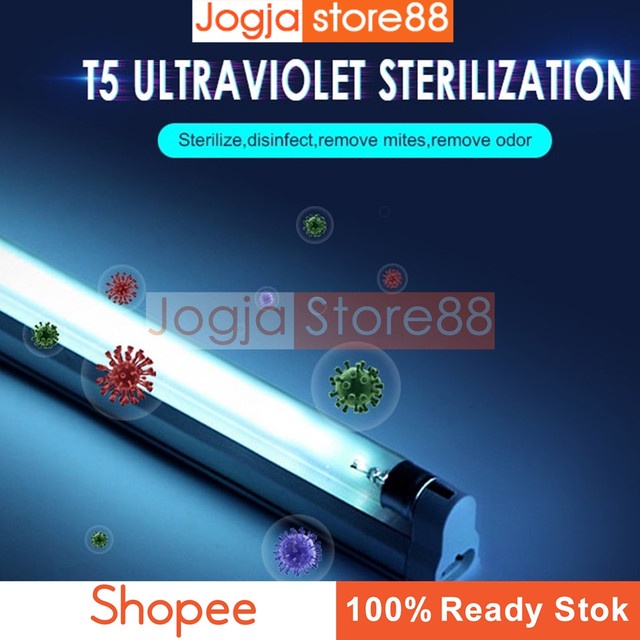 Jual Lampu Anti Bakteri | Sterilizer Virus Bakteri Tungau Dengan Sinar ultraviolet atau UV 8W ...