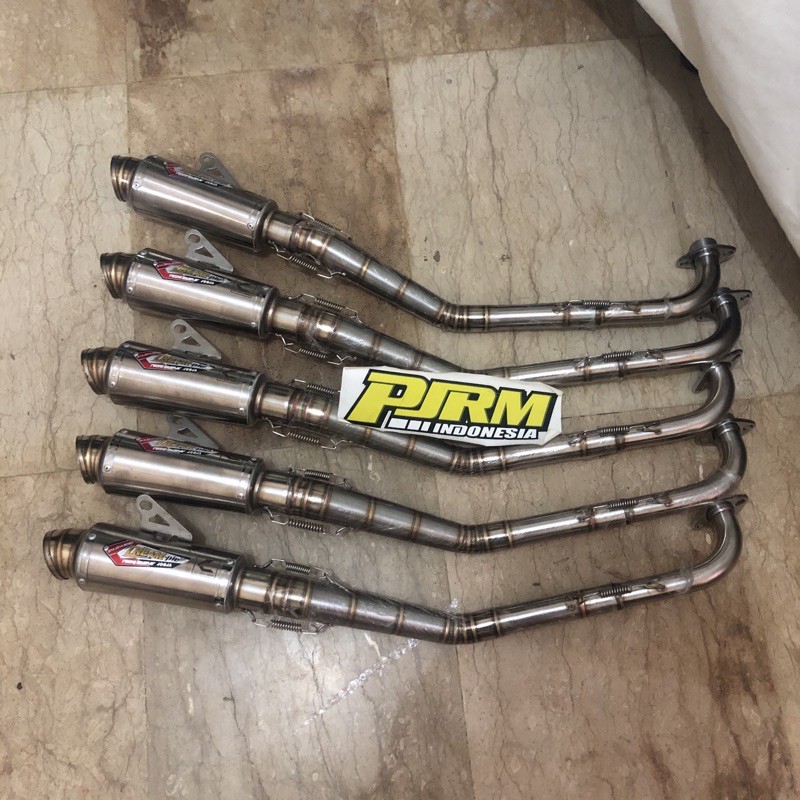 Jual KNALPOT CREAMPIE SLEEP ENGINE 200cc JUPITER DENGAN HEAD MIO ...