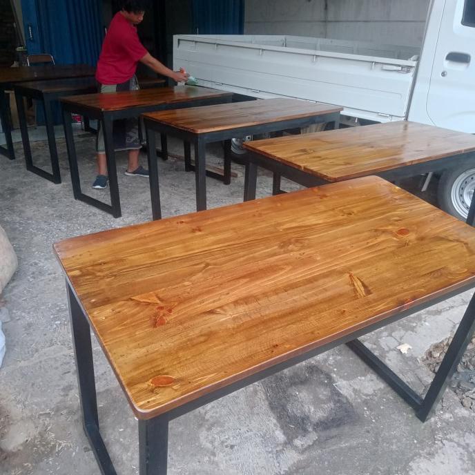 Jual Meja Makan Single Cafe Resto Dyfh3729P_ | Shopee Indonesia