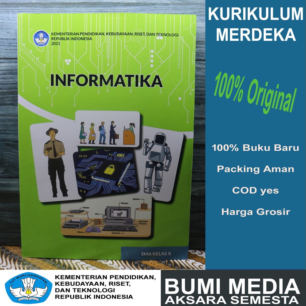 Jual Buku Paket Informatika Kelas Kls 10 Kurikulum Merdeka Edisi ...