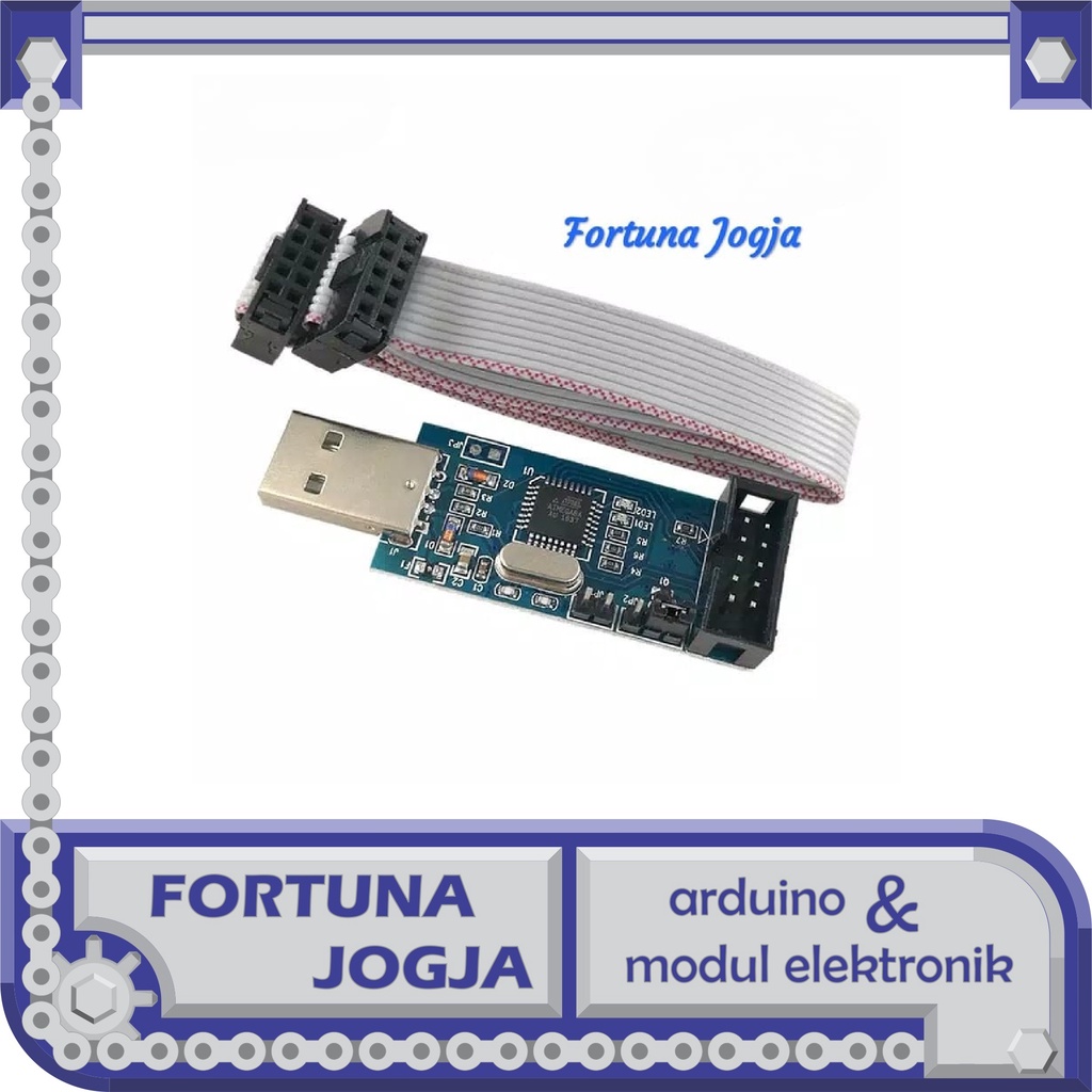 Jual Modul USB ISP ASP programmer download adapter for ATMEL AVR ATmega MCS51 | Shopee Indonesia