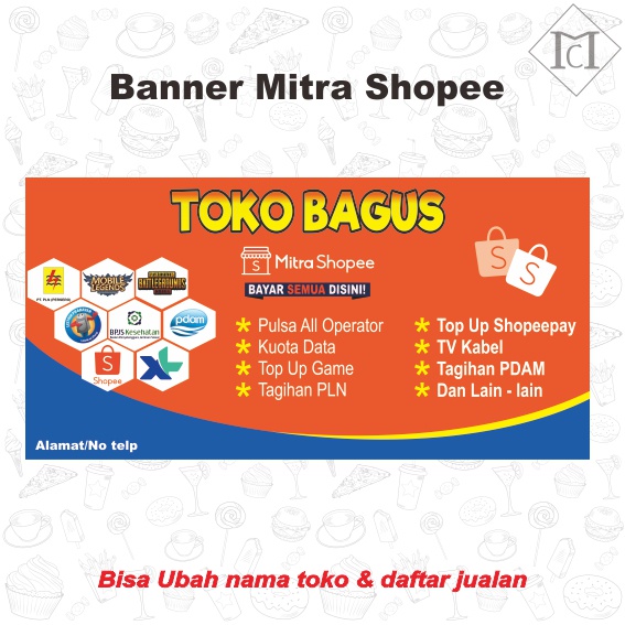 Jual BANNER SPANDUK MITRA SHOPEE | Shopee Indonesia
